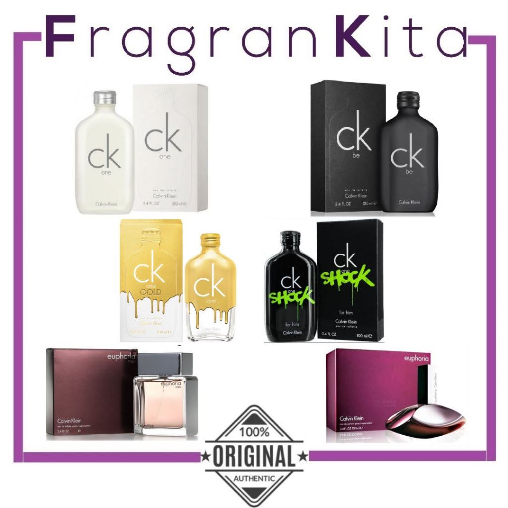 CK Original Perfume Collection l One l Be l One Shock l One Gold l ...