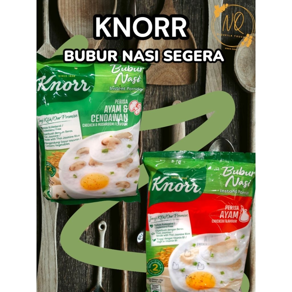 BUBUR NASI SEGERA PERISA AYAM/CENDAWAN AYAM BY KNORR | Shopee Malaysia