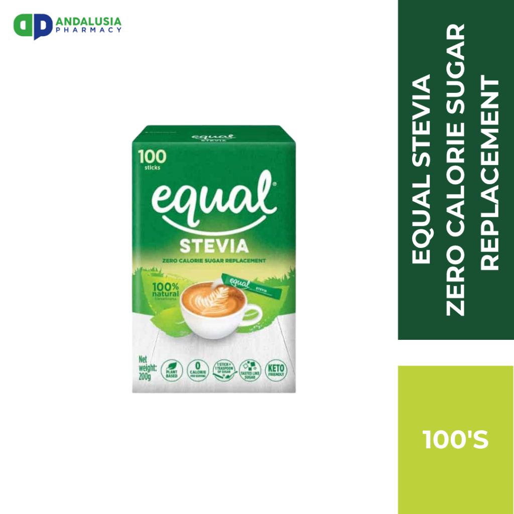 EQUAL STEVIA ZERO CALORIE SUGAR REPLACEMENT SACHET / LIQUID | Shopee ...
