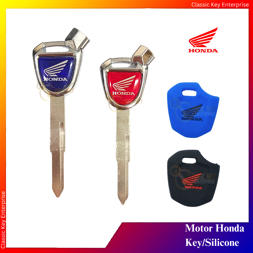 HONDA Motor Key/Silicone RS150R Left Blade Metal Key (Blank Key ...