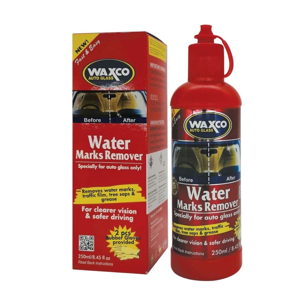 Waxco Watermarks Remover (250ml) / Watermark Rainmark Remover / Car ...