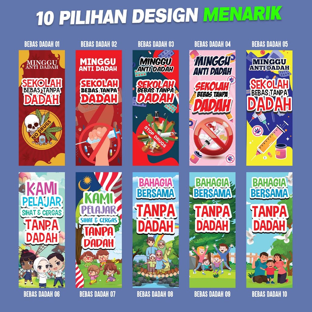 BANTING KEMPEN ANTI DADAH / MINGGU ANTI DADAH / BEBAS DADAH PELBAGAI ...