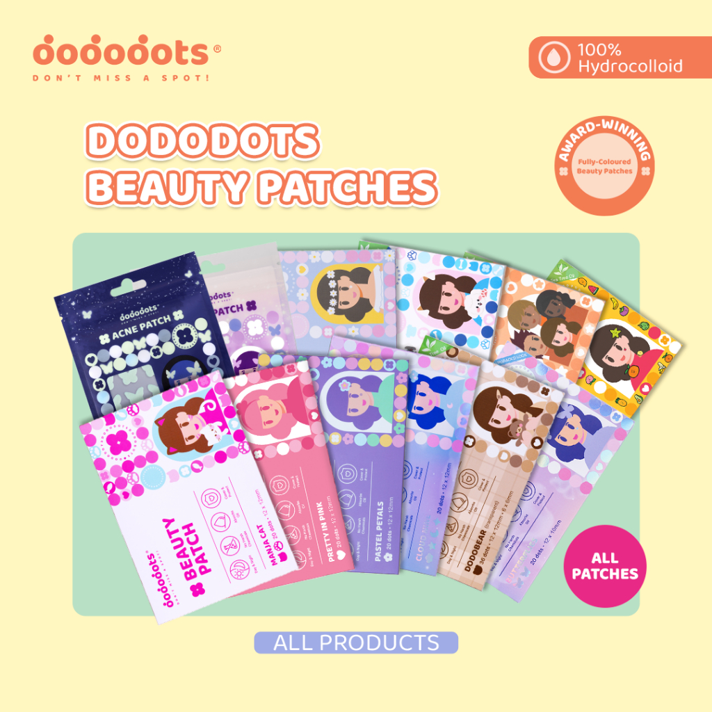Dododots | All Products | Cute Pimple Acne Patch | 痘痘贴 | Penampal ...