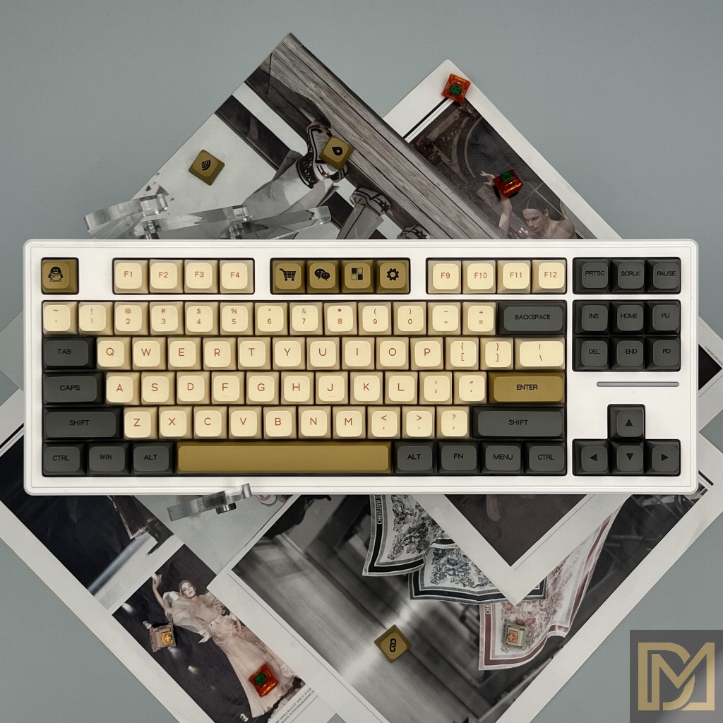 [LOCAL STOCK] Shimmer Keycap (ENGLISH) PBT XDA Profile Dye Sub Keycaps ...