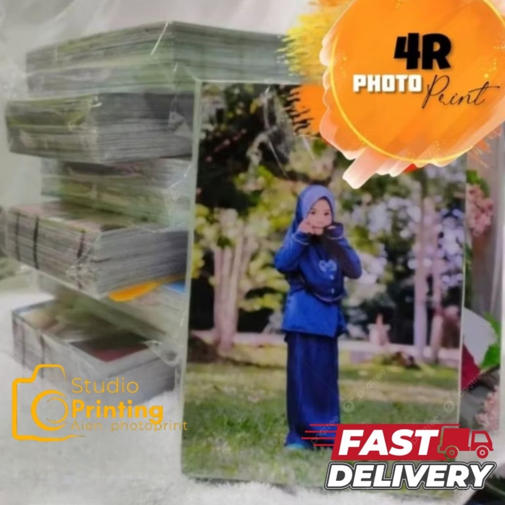 🔥HIGH QUALITY🔥| photo print 4r | Cuci Gambar 4R | set murah untuk 50pcs 👉 RM14.50 | photo album ...