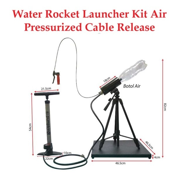 WATER ROCKET LAUNCHER KIT AIR PRESSURIZED CABLE RELEASE | Shopee Malaysia