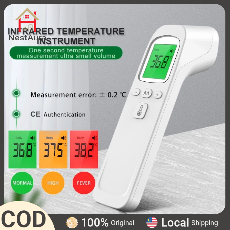 【COD】GP-100 Pro 𝗗𝗶𝗴𝗶𝘁𝗮𝗹 𝗙𝗼𝗿𝗲𝗵𝗲𝗮𝗱 Non-Contact Thermometer / Termometer ...