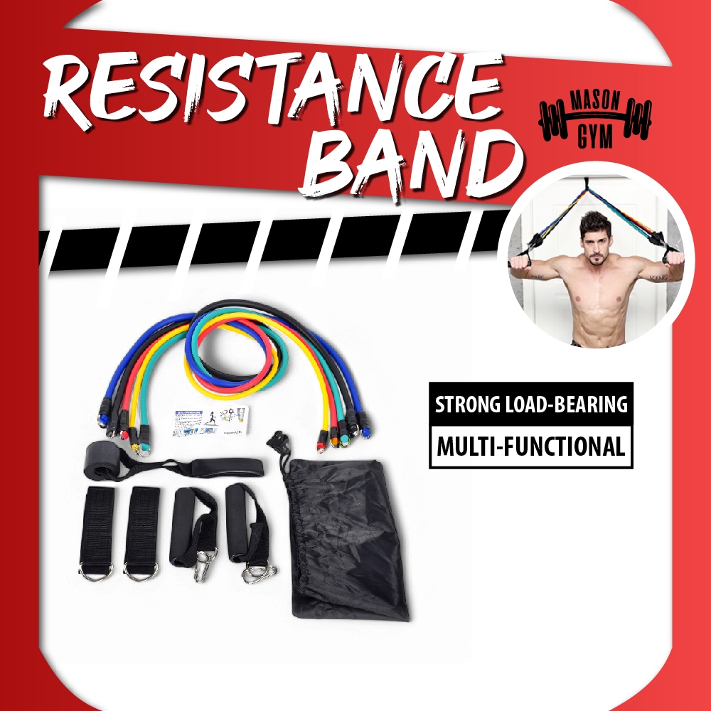 Resistance Band Body Fitness Rope Equipment Pull Rope Natural Rubber ...