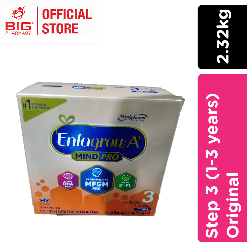 ENFAGROW A+ STEP 3 (1-3 YEARS) ORIGINAL 2.32KG | Shopee Malaysia