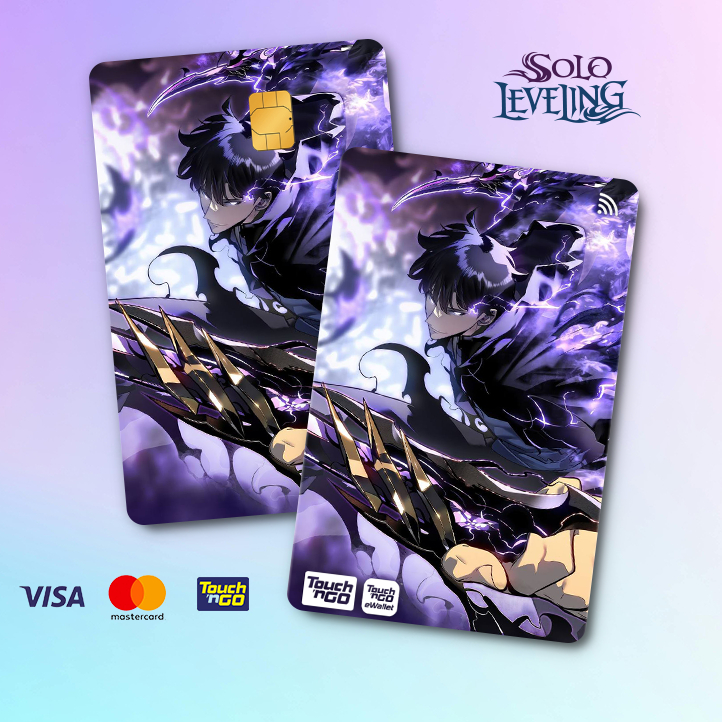 SOLO LEVELING TNG - TOUCH N GO STICKER CARD / ATM CARD STICKER COVER ...