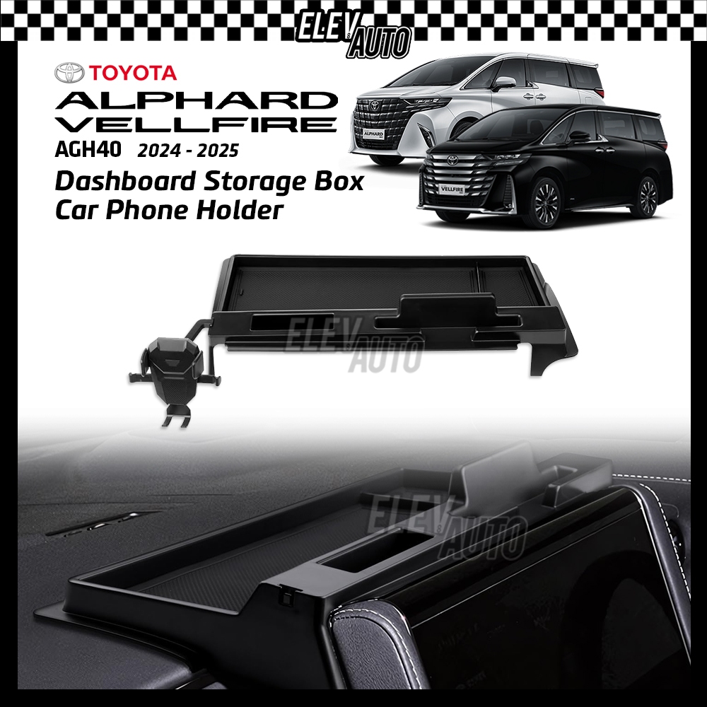 Toyota Alphard Vellfire AGH40 2023 - 2025 Dashboard Storage Box With ...
