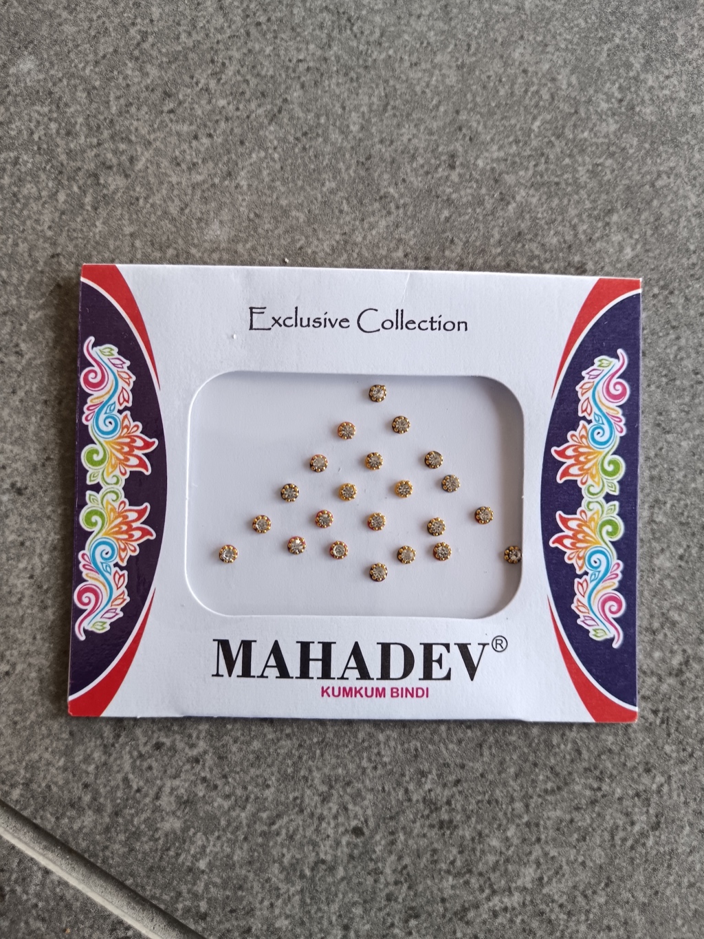 Fancy White Stone Design Indian Sticker Pottu Forehead Bindi Potu Wear ...