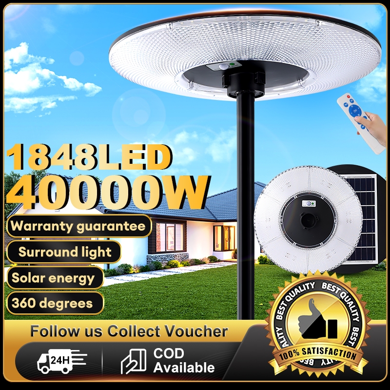 Lampu Solar Light Outdoor lighting 40000W UFO Solar LED Street Light ...