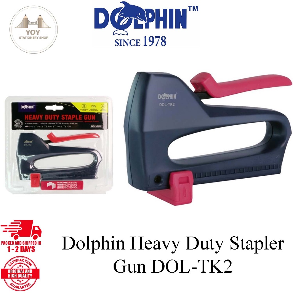 Dolphin Heavy Duty Stapler Gun DOL-TK2 | Shopee Malaysia