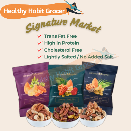 SIGNATURE MARKET Mixed Nuts Mini Packets (25g) | Classic Nut Mix ...