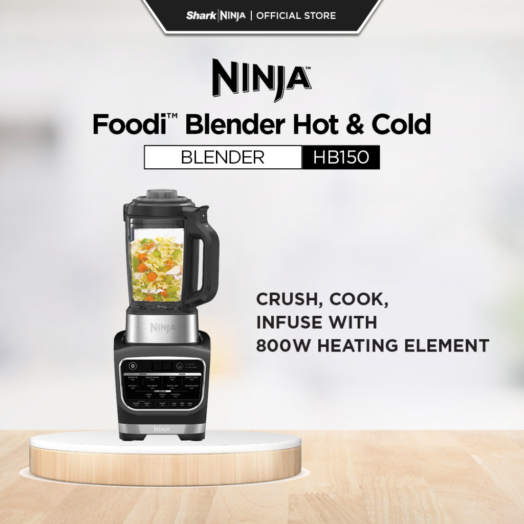 Ninja 10 Auto-iQ Programs Foodi Blender & Soup Maker (1000W/1.7L) HB150 ...