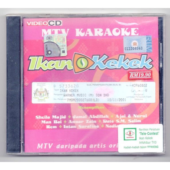 IKAN KEKEK (VCD MTV KARAOKE - ORIGINAL) | Shopee Malaysia