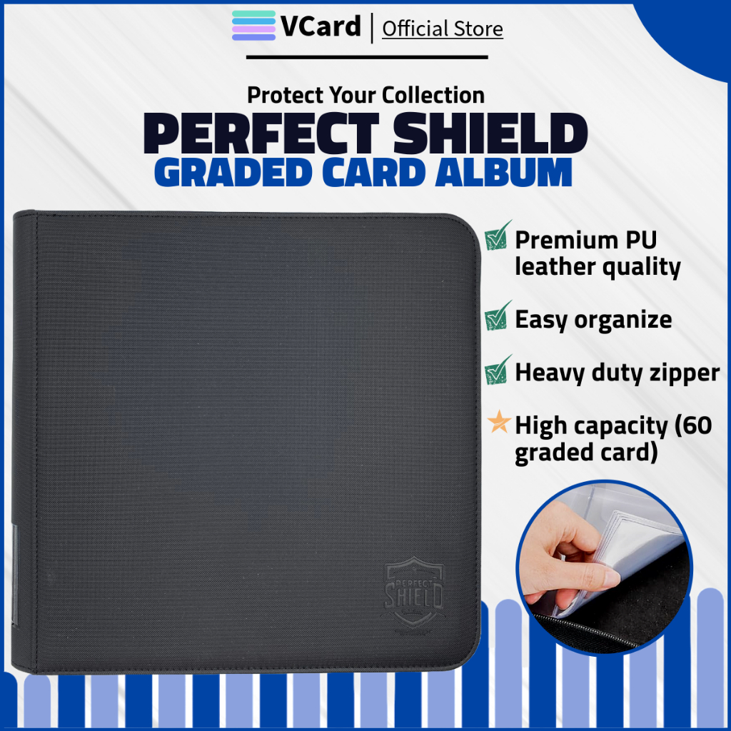 [VCARD] PerfectShield CARD ALBUM. For graded card. [Hobby Collectibles ...