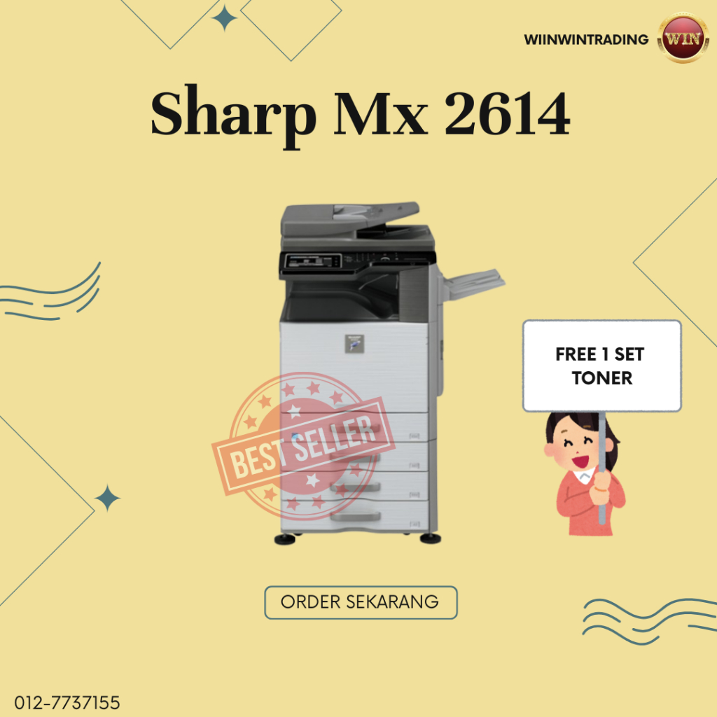 Sharp MX-2614 Photocopier Printer Price | Shopee Malaysia