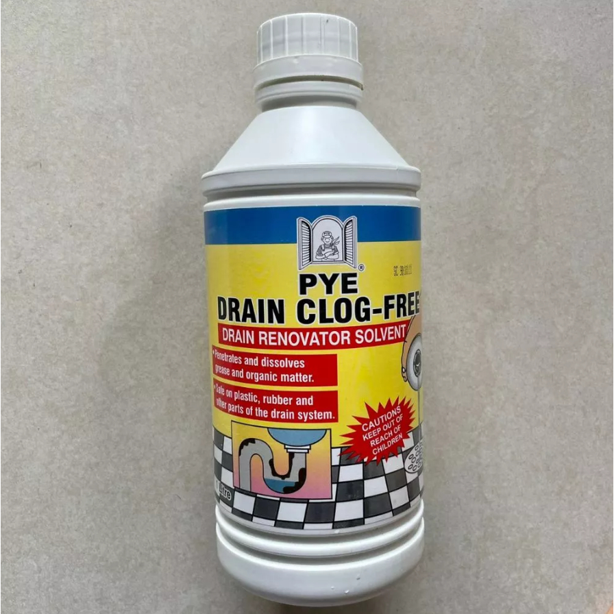 PYE Drain Clog-Free Drain Renovator Solvent Cleaner Acid Sumbat Tandas ...