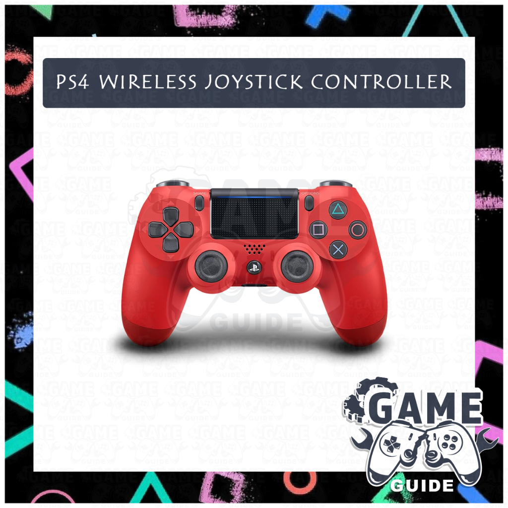 DS4 HIGH QUALITY V2 P4 Wireless Controllers Controller Joystick Control DualShock 4 (Red ...