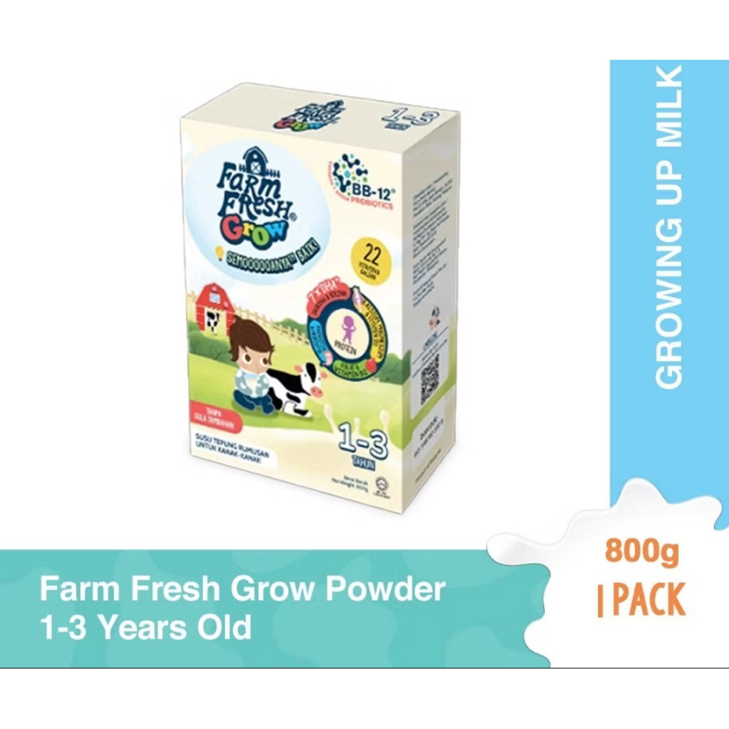 FARM FRESH GROW POWDER 1-3 YEARS OLD (800G) | Shopee Malaysia