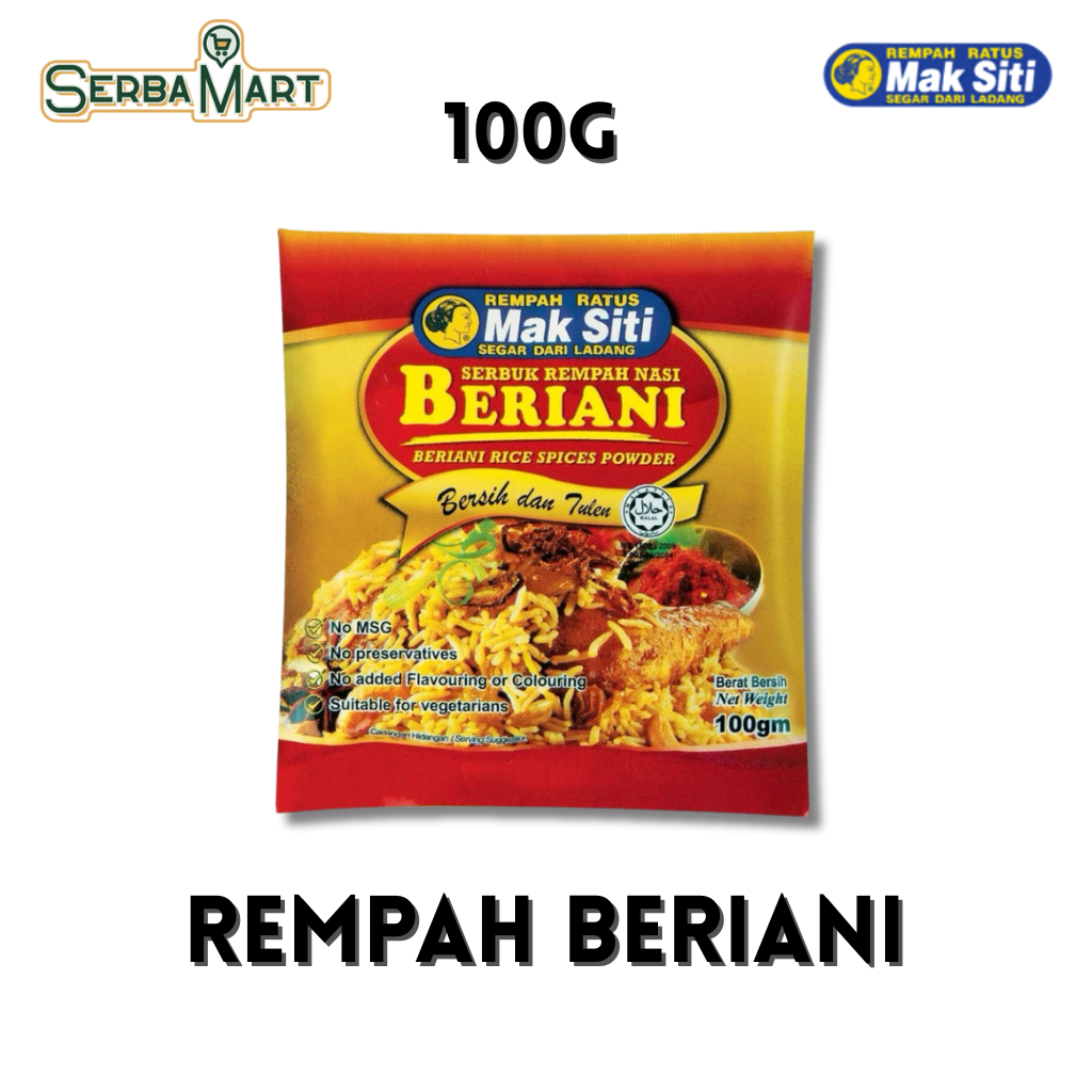MAKSITI Rempah Beriani 100g | Shopee Malaysia