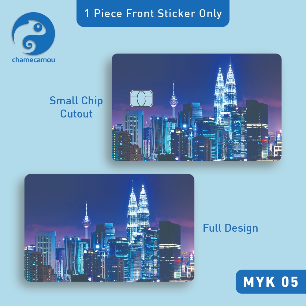 Malaysia Attractions KLCC - Sticker For ATM Bank Credit Debit Access ID ...