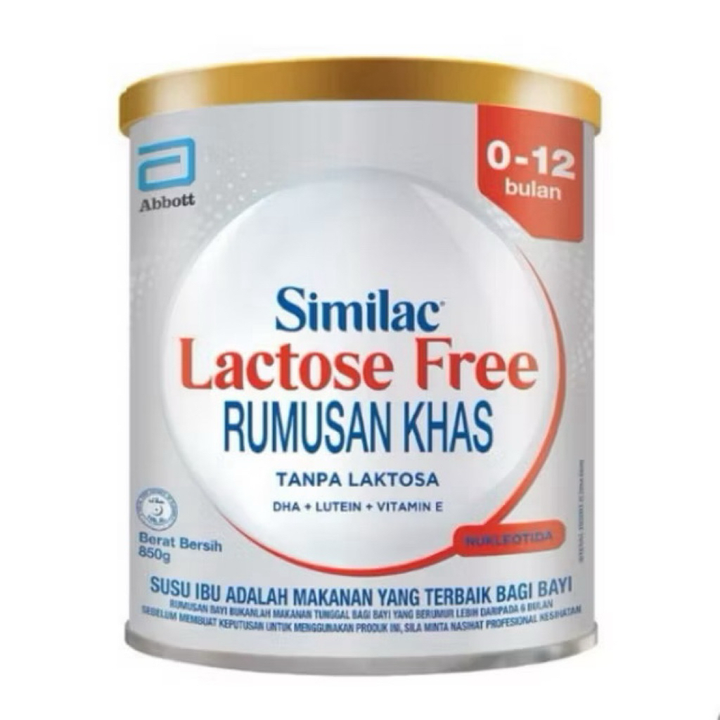 [Tin Dent] Similac Susu Powder Lactose Free Rumusan Khas 0-12 Bulan 850g | Shopee Malaysia