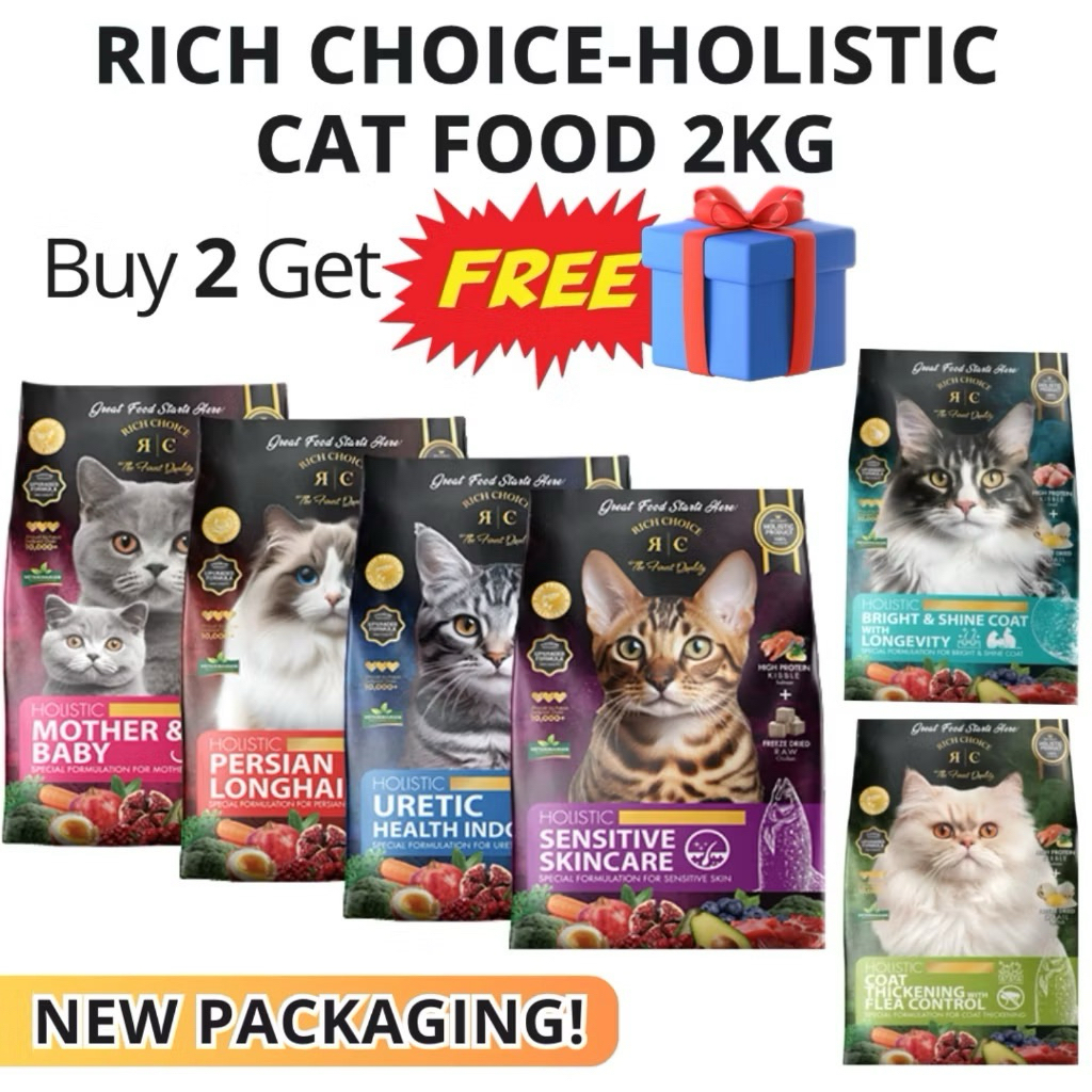 (2kg) Rich Choice Holistic Cat Food / Makanan Kucing RC | Shopee Malaysia