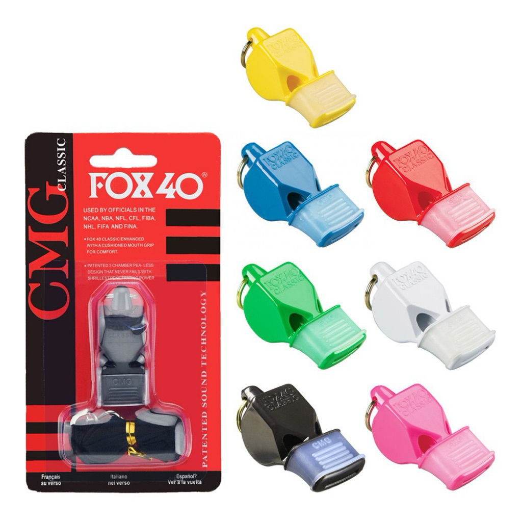Akina Save FOX 40 Classic Whistle with Layard Plastic FOX 40 Soccer ...