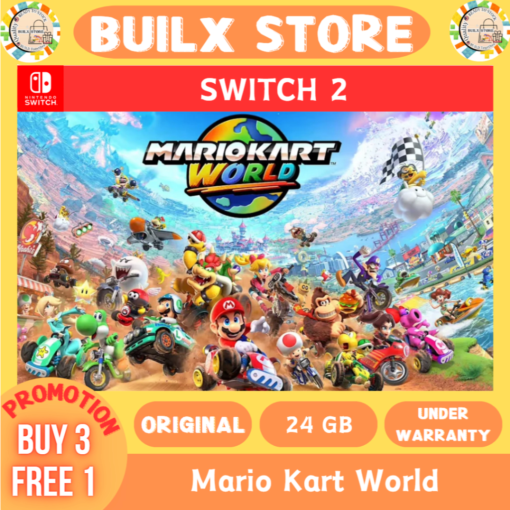 Mario Kart World - Nintendo Switch 2 [Permainan Muat Turun Digital ...