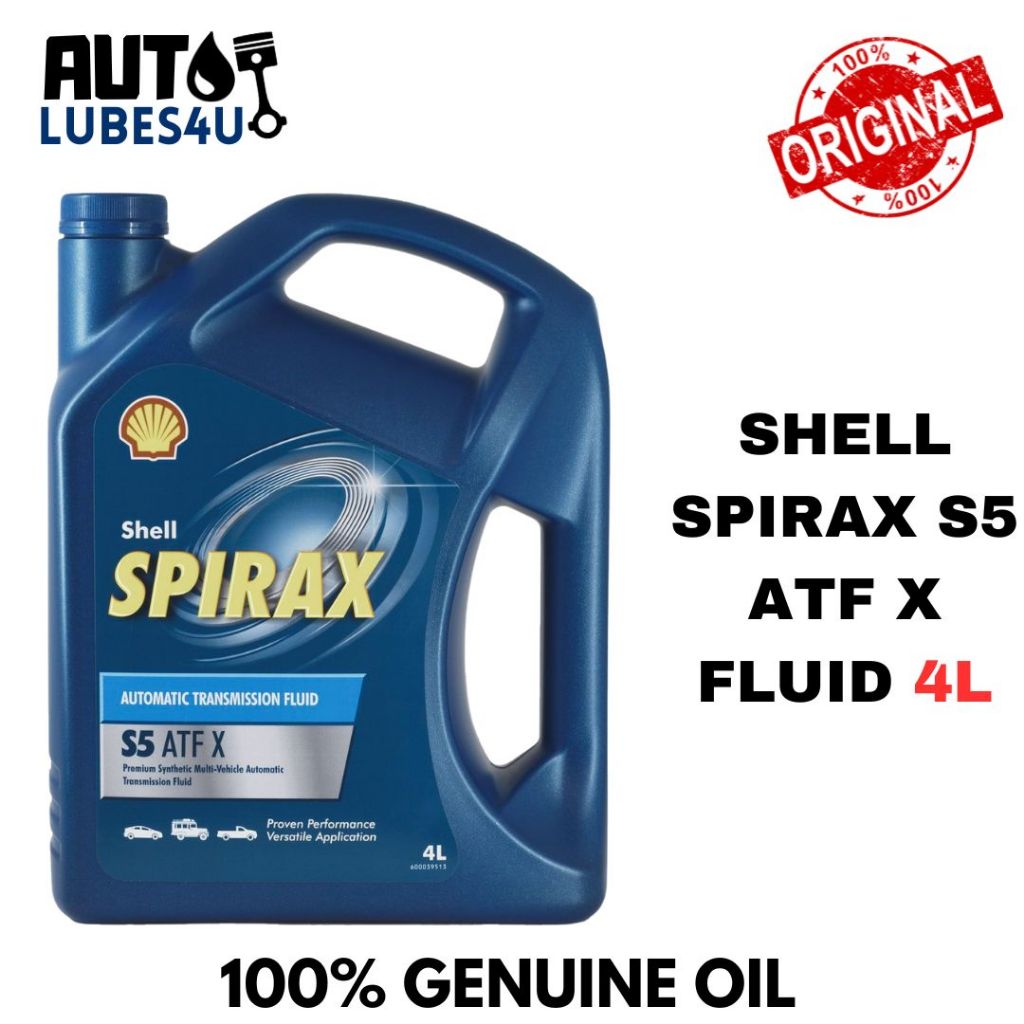 Shell Spirax S5 ATF X 1L / 4L - Shell Malaysia (Auto Transmission Fluid ...