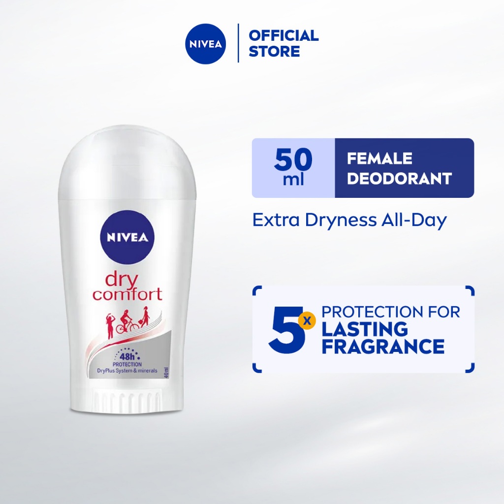 NIVEA Female Deodorant Dry Comfort Stick (50ml) | Shopee Malaysia