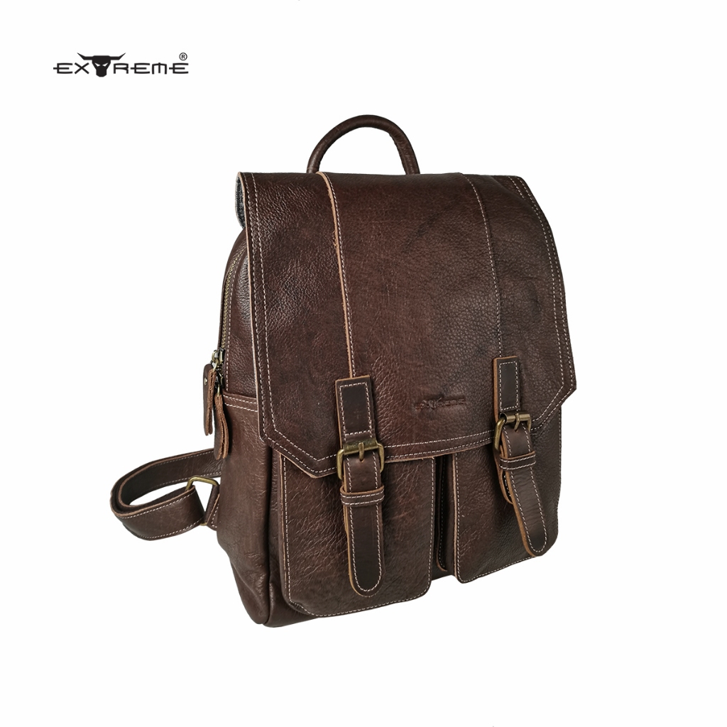 Extreme Leather Casual Backpack Bag for Women / Beg Ransel Kasual Kulit ...