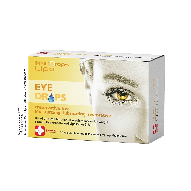 Innodrops Lipo Eye Drops (Sodium Hyaluronate & Liposome) 0.5mlx30s ...