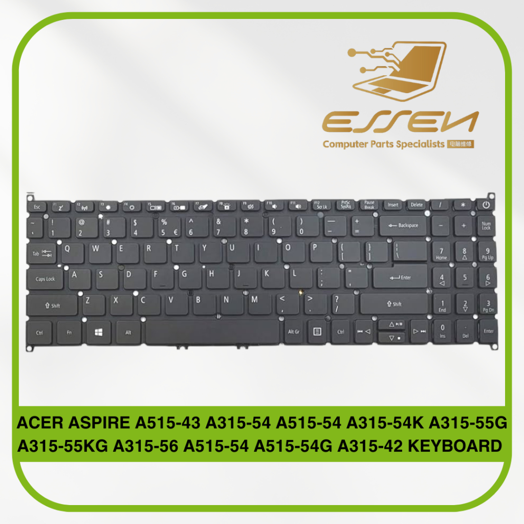 Replacement Keyboard For ACER ASPIRE A515-43 A315-54 A515-54 A315-54K ...