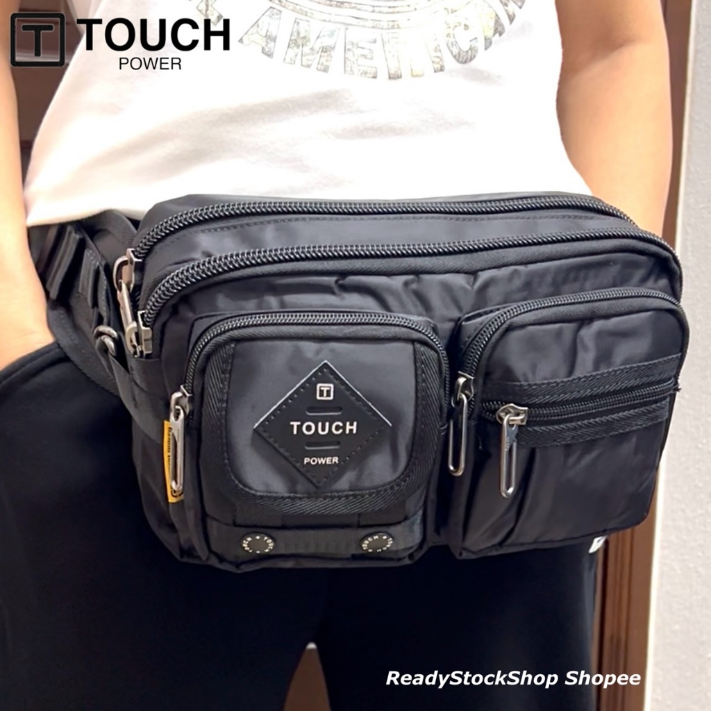 Ready Stock!! Touch Power & Tough Warrior 7 Zip Compartments Men Waist ...
