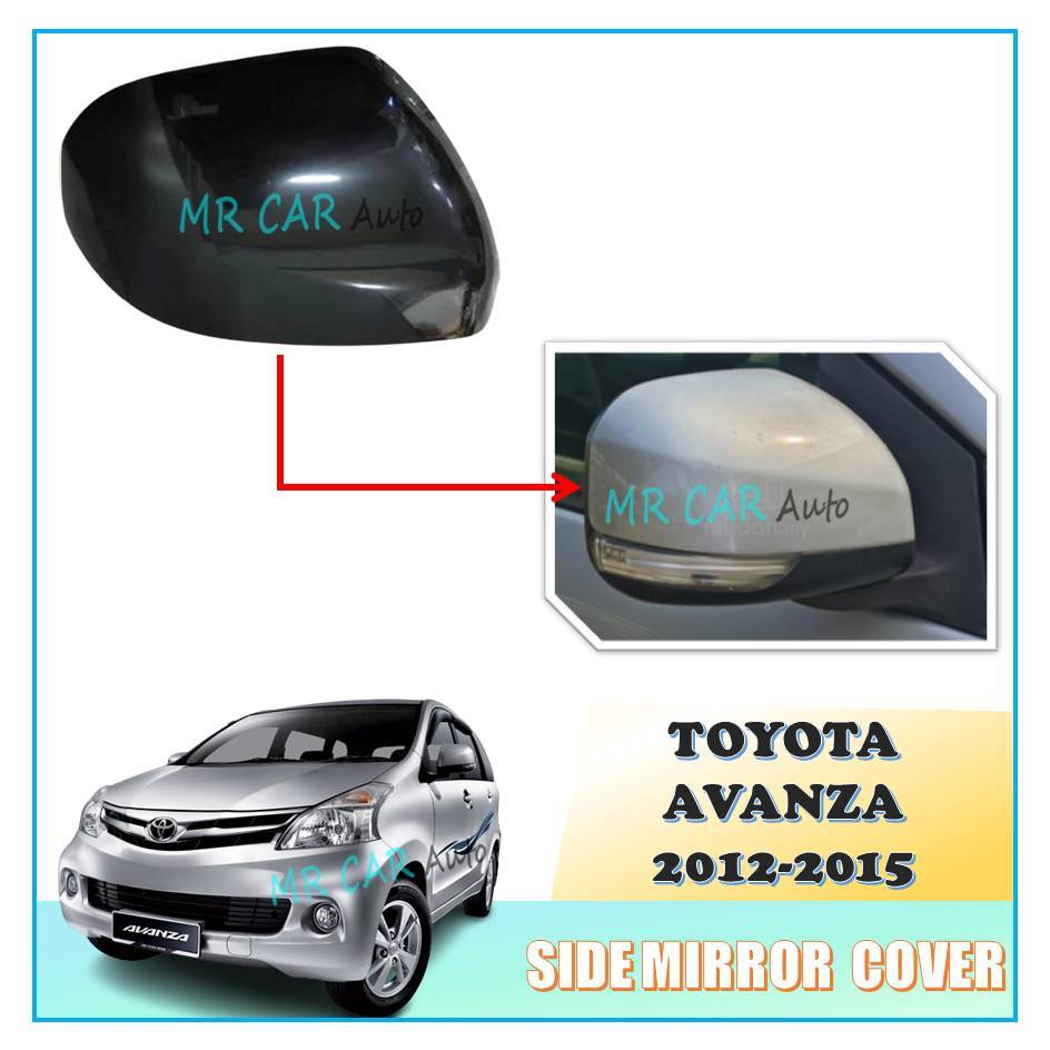 TOYOTA AVANZA F652/F654 2012-2015 SIDE MIRROR COVER (ORIGINAL) | Shopee ...