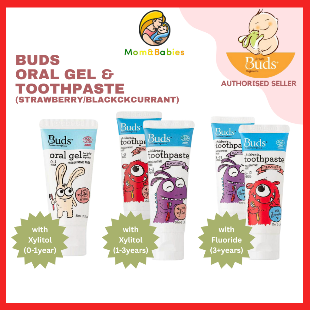 Buds Oral Gel for Baby Teeth and Gums/Children's Toothpaste with ...