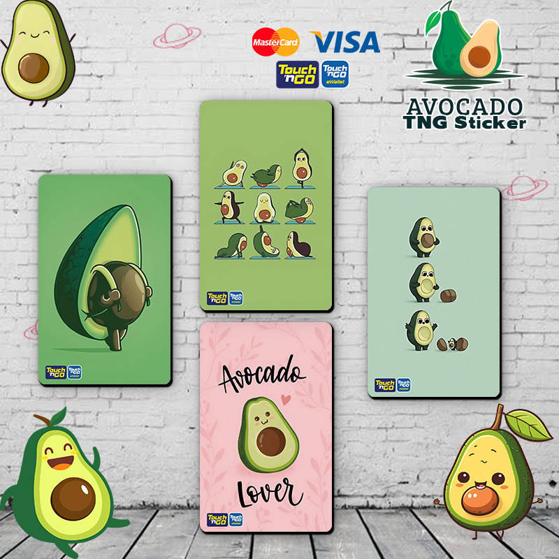 Avacodo TNG Pelekat - Tng Touch N Go/Bank kad pelekat pelindung (Beli 4 ...