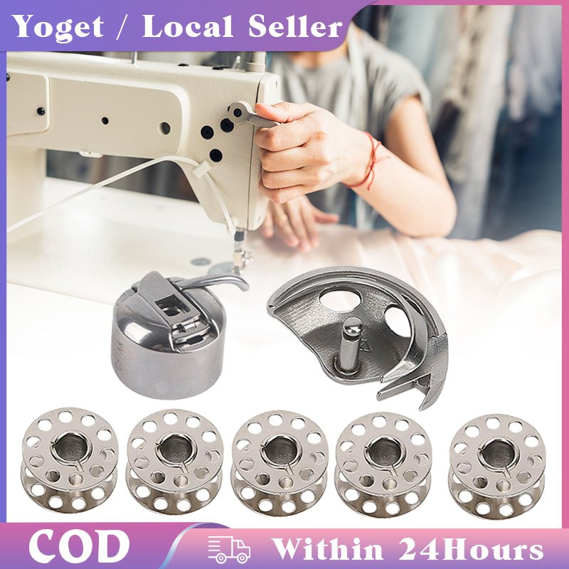 7pcs Metal Bobbin Kit / Sewing Machine Bobbin / Hook / Bobbin Case ...