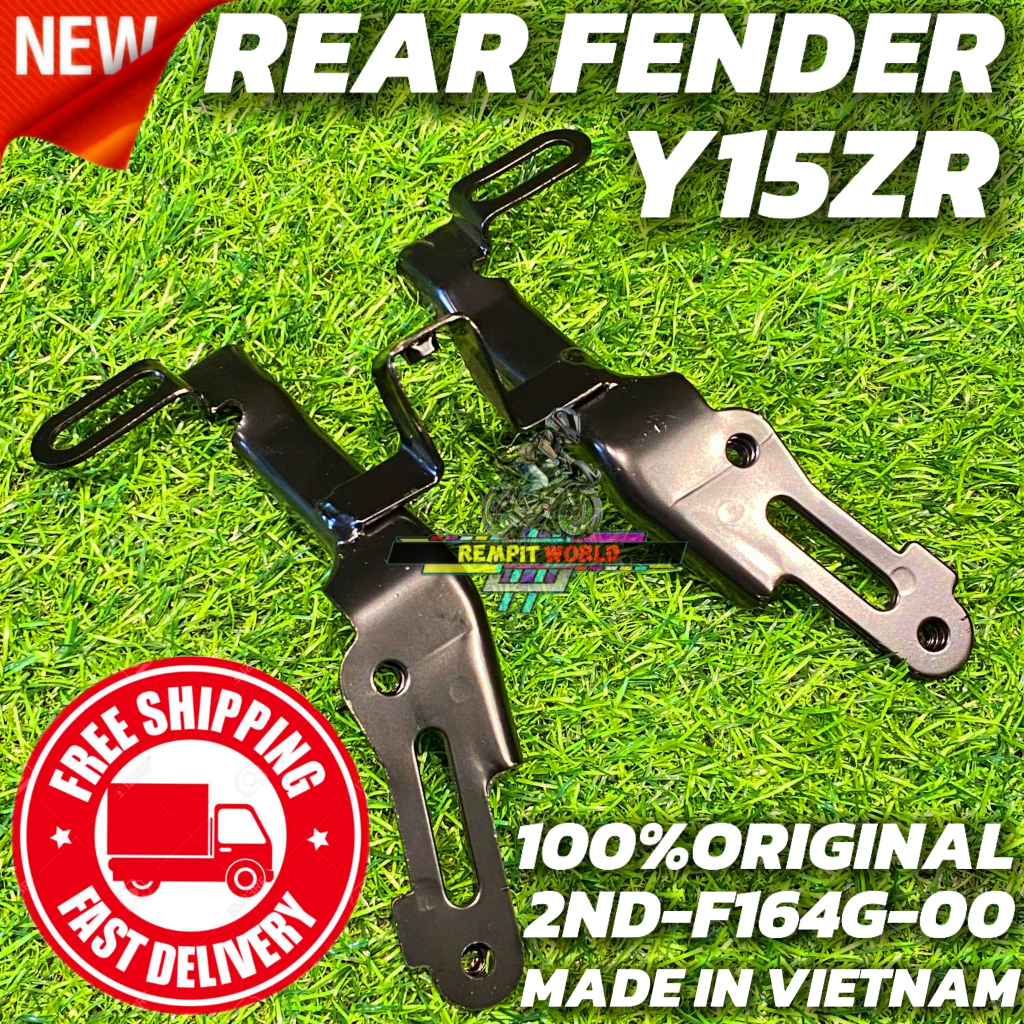 2ND-F164G-00 REAR FENDER BRACKET Y15ZR V1 V2 100%ORIGINAL HONG LEONG ...