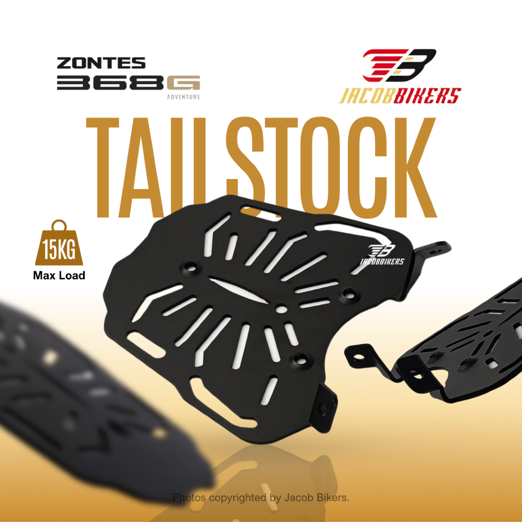 Zontes 368G ZT368G Tailstock | Load 15kg | Rear Rack | Top Box Support ...