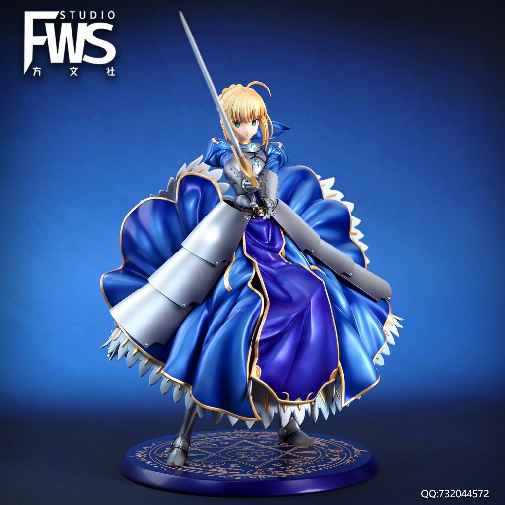 FWS Studio - FGO Knight King Saber Resin Statue GK Anime Figure ...