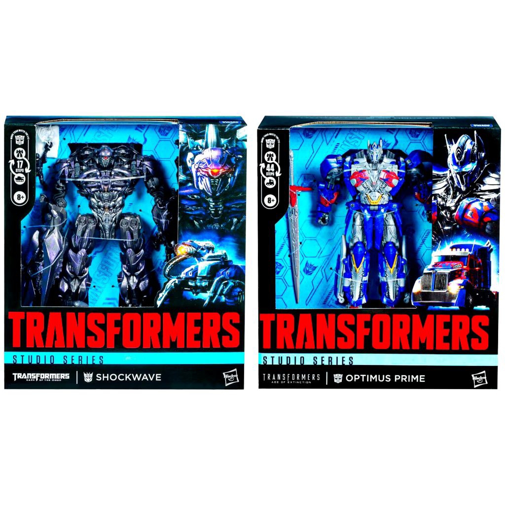 Transformers Studio Series Leader Optimus Prime Shockwave Age ...