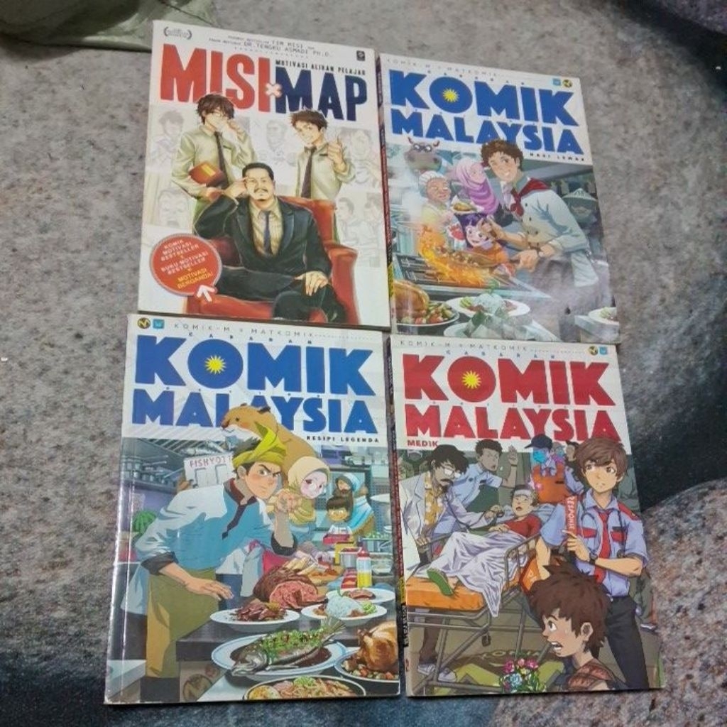 komik malaysia dam misi map | Shopee Malaysia