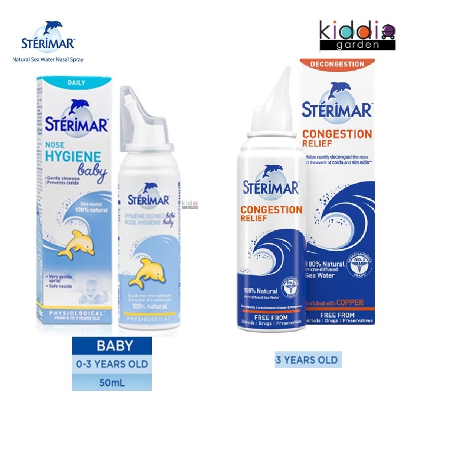 Sterimar Nose Hygiene Spray For Baby 50ml / Sterimar Hypertonic Blocked ...
