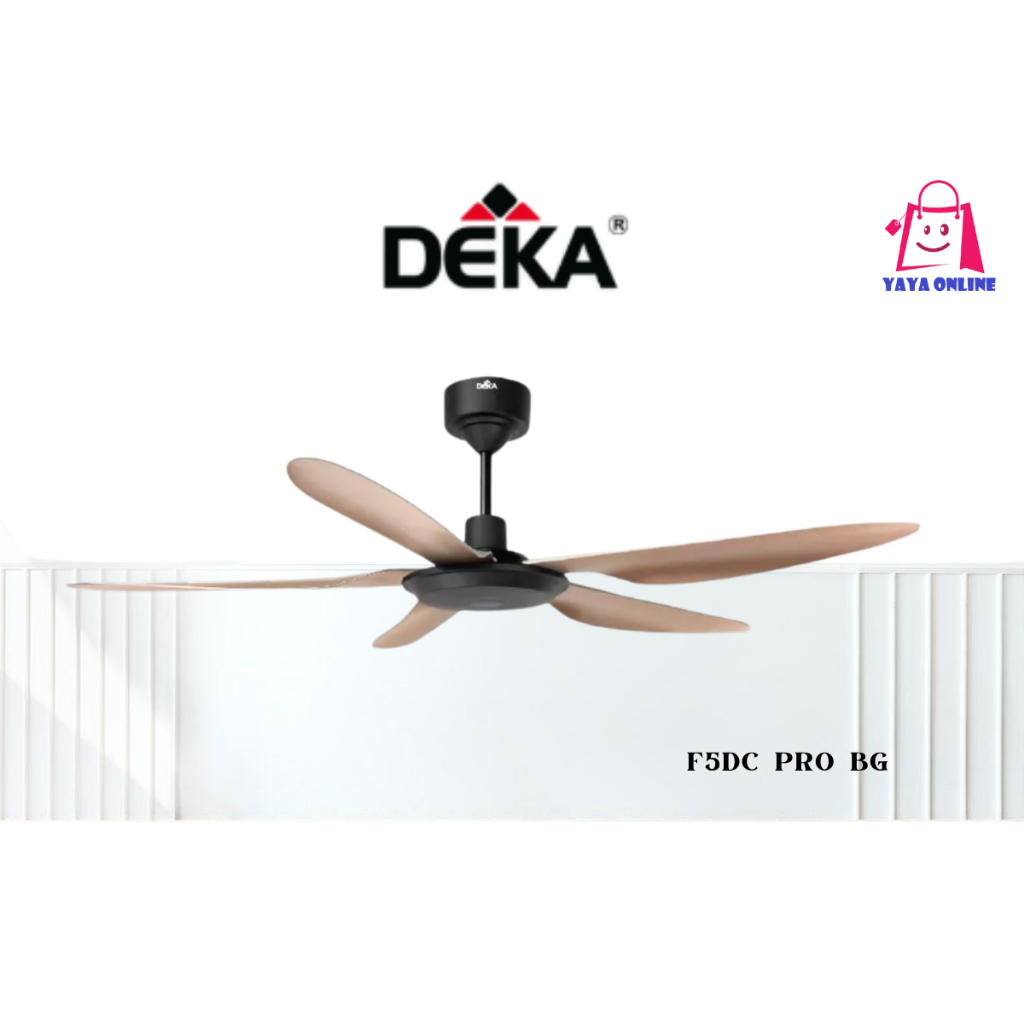 DEKA 56'' CEILING FAN WITH REMOTE CONTROL / DC FAN / - F5DC PRO BG ...