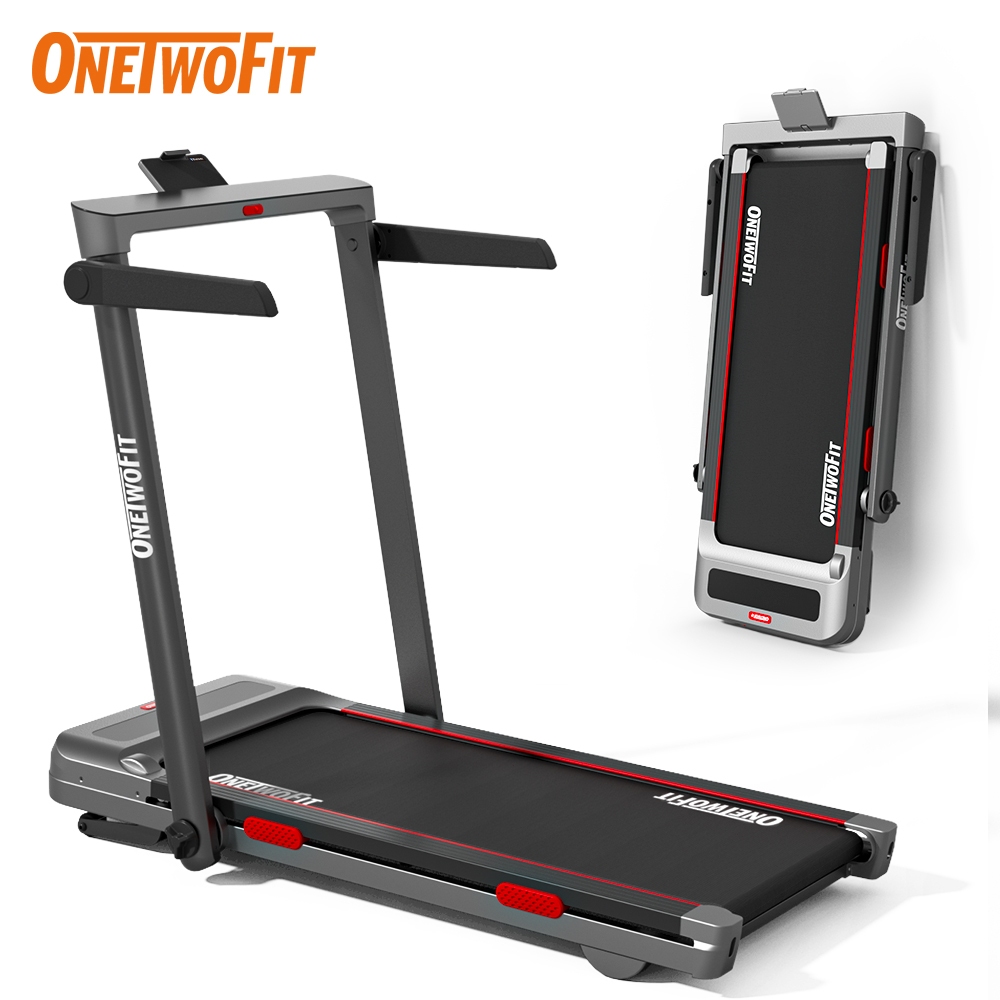 OneTwoFit 3.0HP Treadmill Slope Walking Machine Foldable 2 in 1 ...